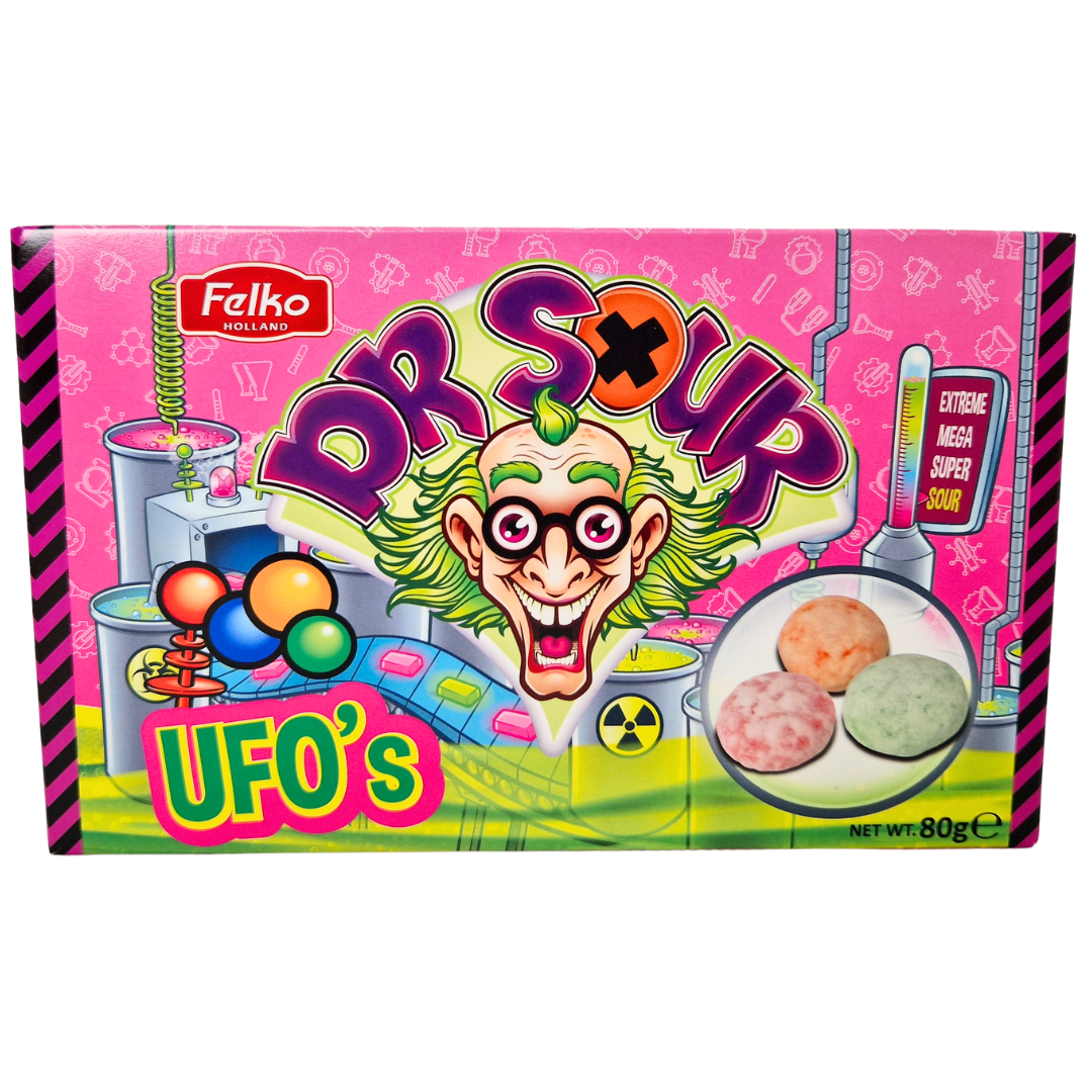Dr. Sour Ufo's 80g - KingCans ⦁ Sweets & Drinks aus aller Welt