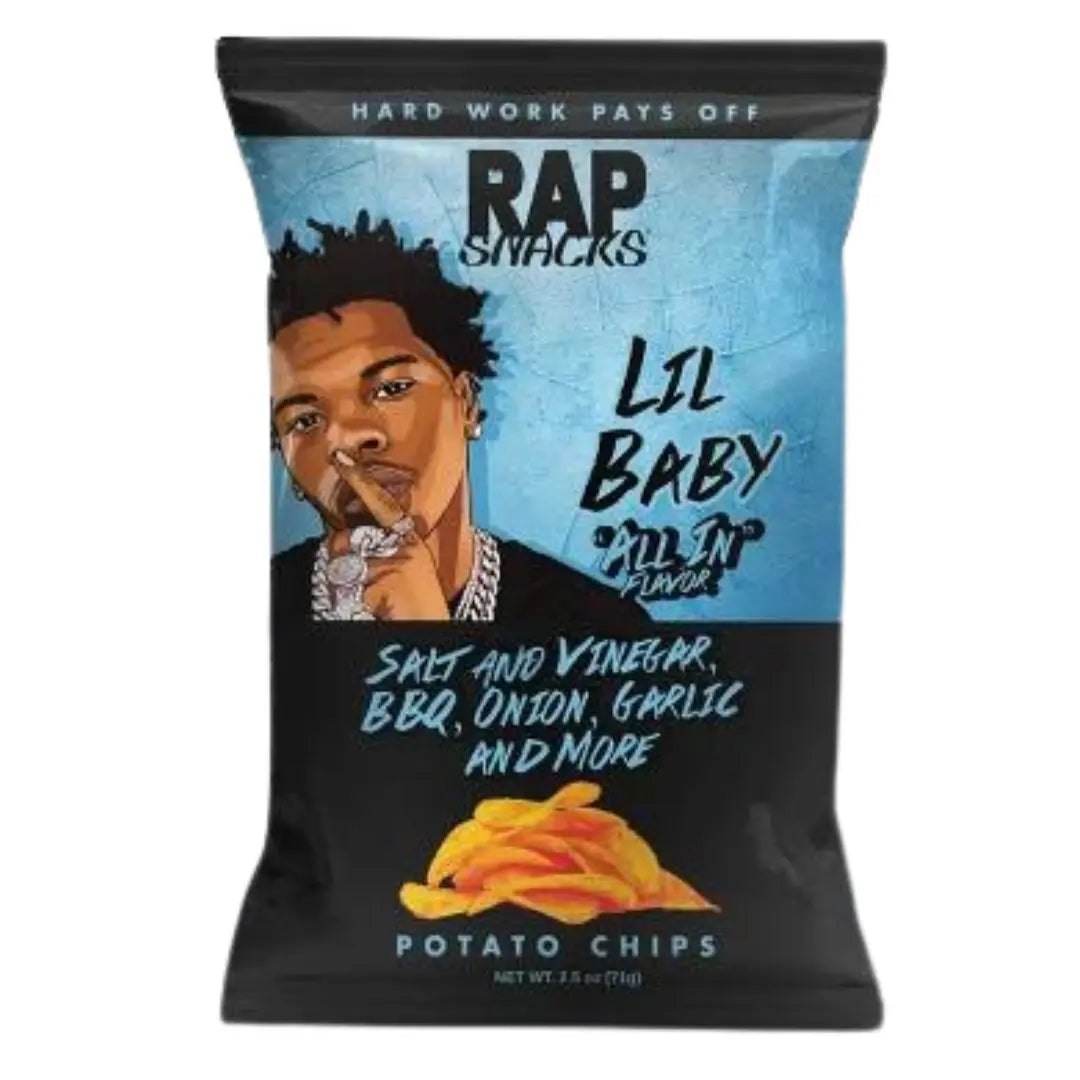 Rap Snacks Lil Baby All In Chips 71g - KingCans ⦁ Sweets & Drinks aus
