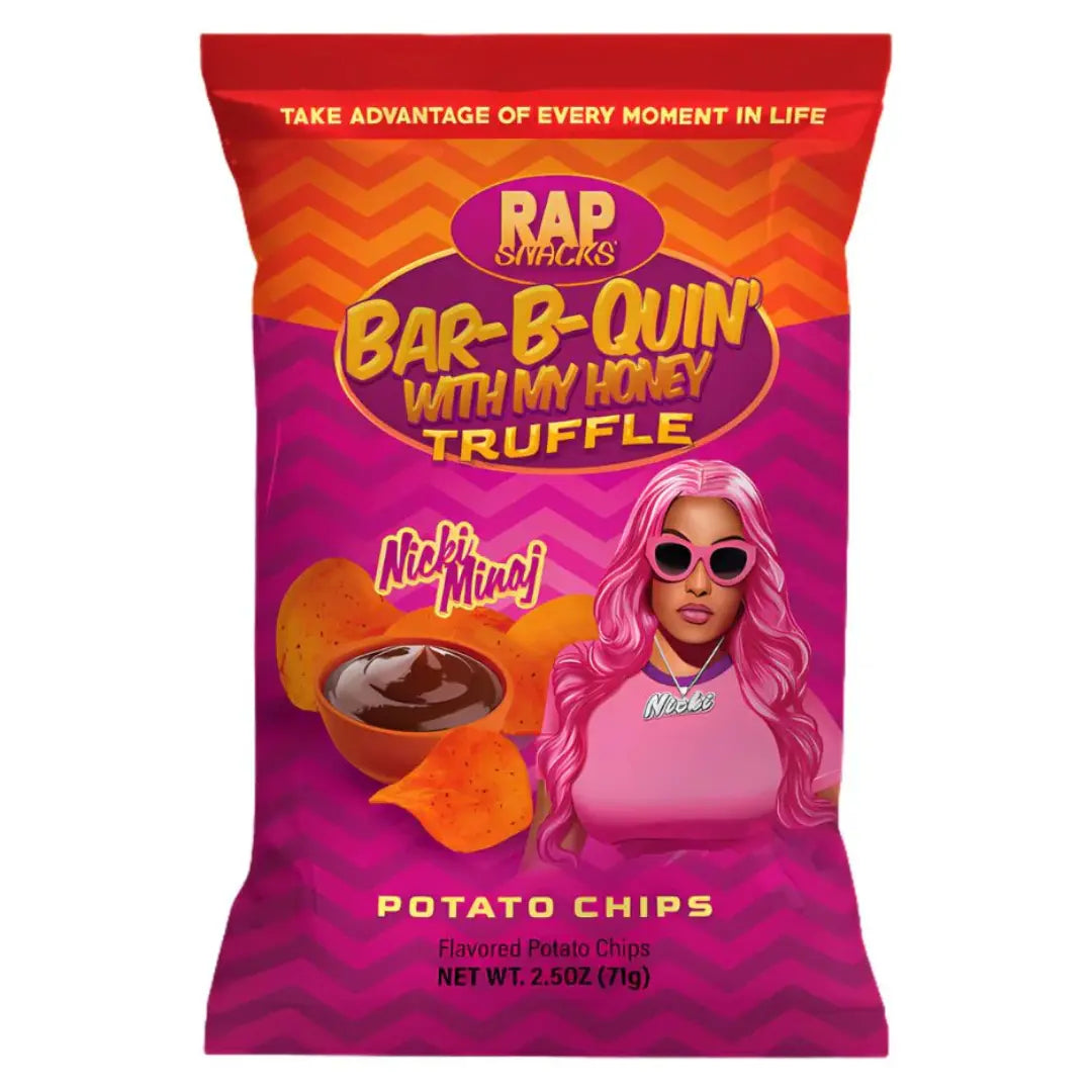 Rap Snacks Nicki Minaj Bar-B-Quin Honey Truffle Chips 71g - KingCans