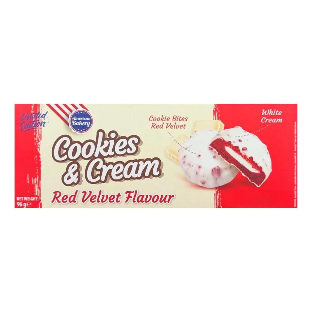 American Bakery Cookies & Cream Red Velvet 96g - KingCans ⦁ Sweets